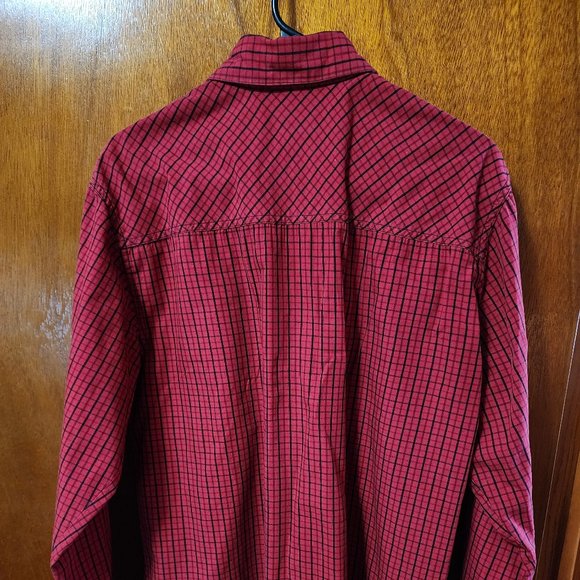 schmidt | Shirts | Mens Medium Ce Schmidt Work Wear Redblack Long ...